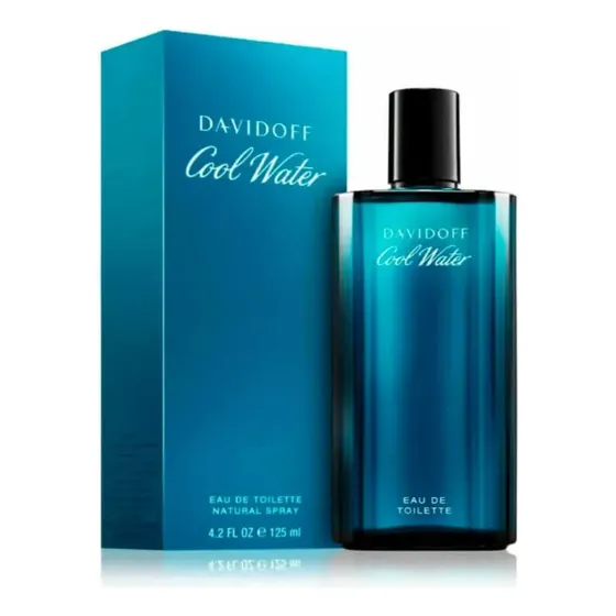 Perfume Tradicional Eau De Toilette Cool Water Man 125 Ml Davidoff ...