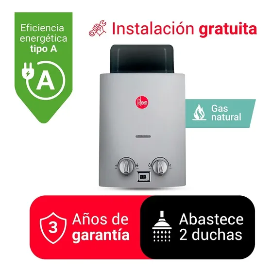 Terma A Gas Gn Gas Natural 8l Class Rheem | Mercado Libre