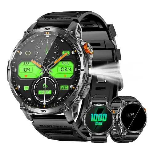Smartwatch Reloj Inteligente Iowodo W50pro 960mAh Batería De Larga Luz ...