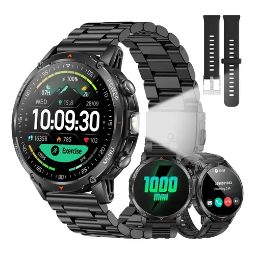 Smartwatch Reloj Inteligente Iowodo W50pro 960mAh Batería De Larga Luz ...