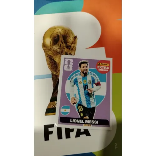 Lámina Panini Extra Sticker Lionel Messi Bronce 2026 | Cuotas sin interés