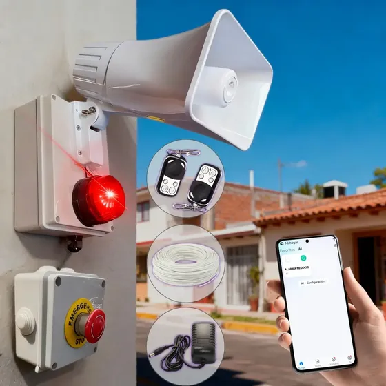 Sirena Alarma Kit Vecinal | MercadoLibre