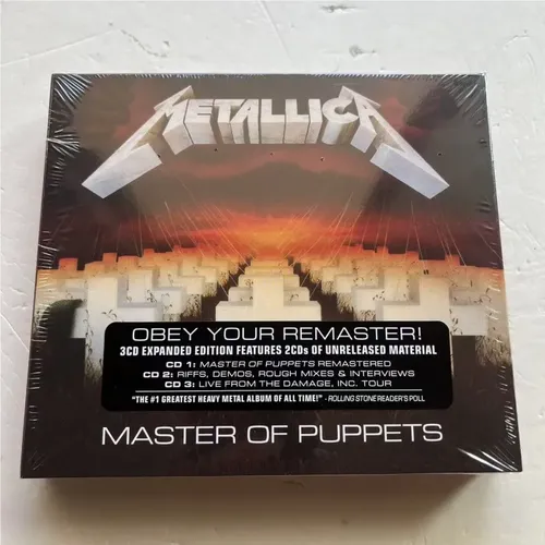Apto Para Master Of Puppets Metallica 3cd Álbum Clásico Mxzj | Cuotas ...