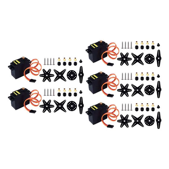 5 Piezas Servomotor Mg995 Towerpro 15kg Servo 180 Arduino | MercadoLibre 📦 5 Piezas Servomotor Mg995 Towerpro 15kg Servo 180 Arduino | MercadoLibre 📦