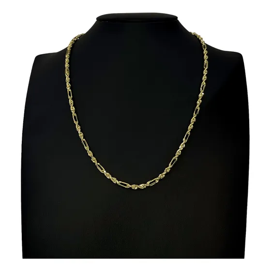 Cadena Torzal Figaro Oro 10k | MercadoLibre 📦 Cadena Torzal Figaro Oro 10k | MercadoLibre 📦