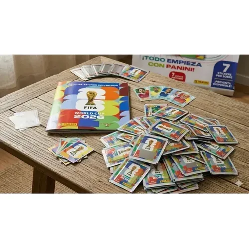 Pack Álbum Tapa Blanda + 25 Sobres Panini Mundial 2026 | Cuotas sin interés