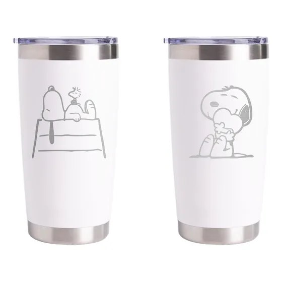 Termo Snoopy Peanuts Grabado Laser Vaso 20oz Doble Pared Ace | MercadoLibre 📦