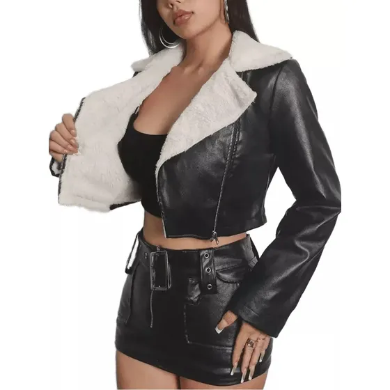 Chaqueta Mujer Terciopelo Solapa Rompeviento | MercadoLibre