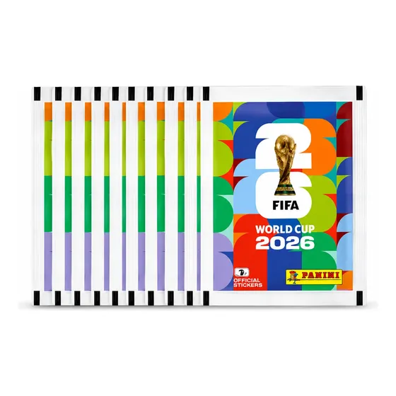 Sobres Panini Coca Cola Mundial Fifa World Cup 2026 Pack X5 Sobres ...