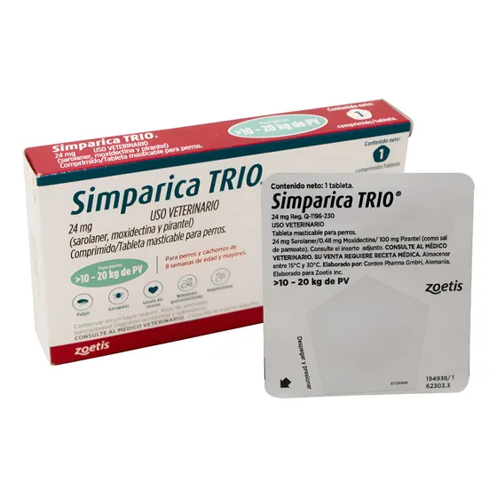 Pastillas Simparica Trio | MercadoLibre
