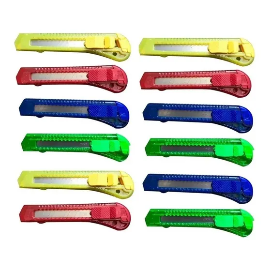 Repuesto Navaja Para Cutter Grande 18mm Acero 10 Pz C/10 C U ...