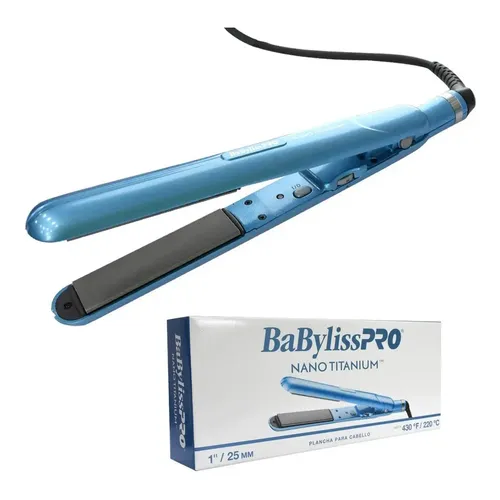 Planchita de pelo BaBylissPRO Nano Titanium 2091 Wet Digital azul ...