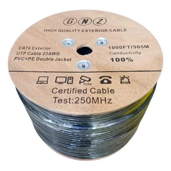Cable Utp Cat 6 100 % Exterior 305 Mt | MercadoLibre 📦