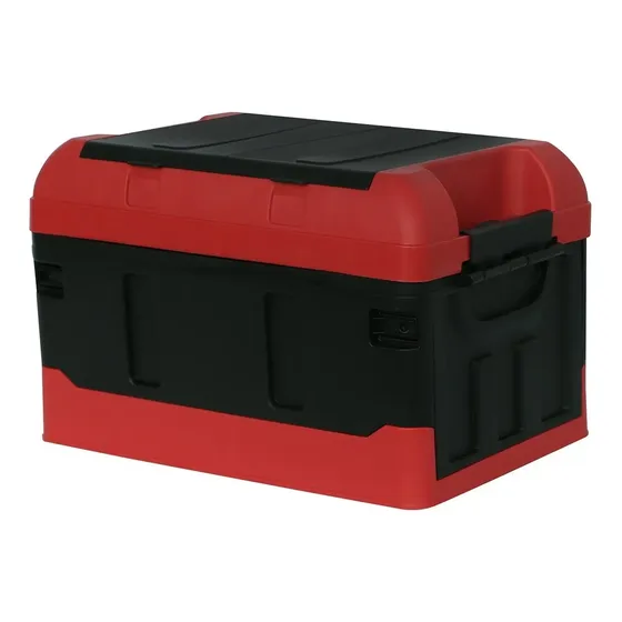 Caja Almacenamiento Plegable Plástico Organizador Hogar Tapa | Mercado ...