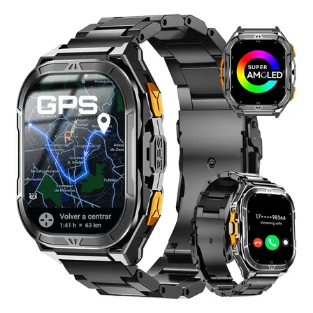 Reloj Inteligente Cubot Gt3 Dual Gps Resistente Al Agua 50m Amoled 1.96 ...