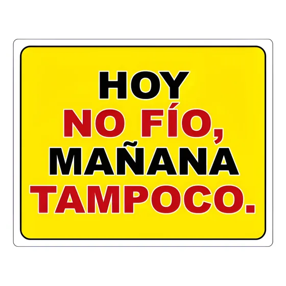 Letreros De No Fio | MercadoLibre 📦