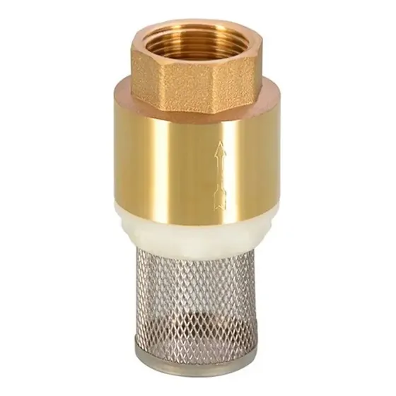 Valvula Check De Bronce Maraca Con Filtro | Mercado Libre