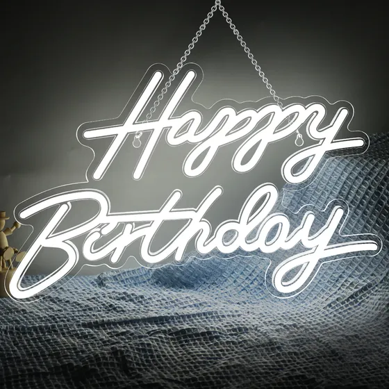 Letrero Led Happy Birthday | MercadoLibre