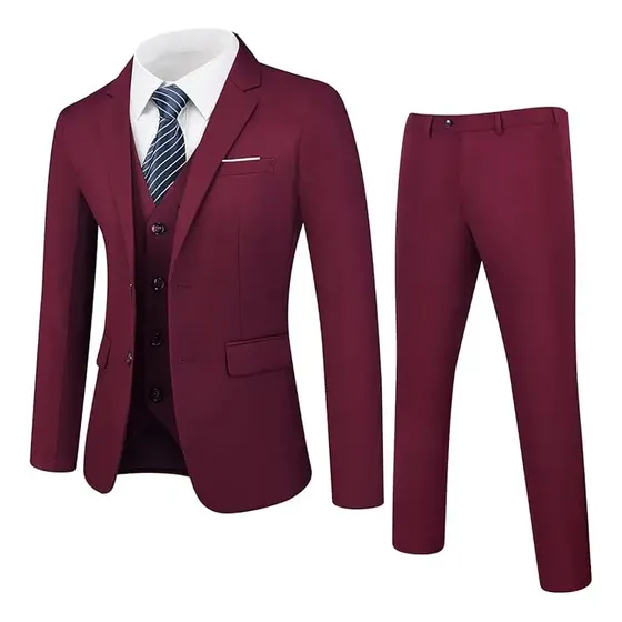 Traje Tres Piezas Hombre Marron | Mercado Libre