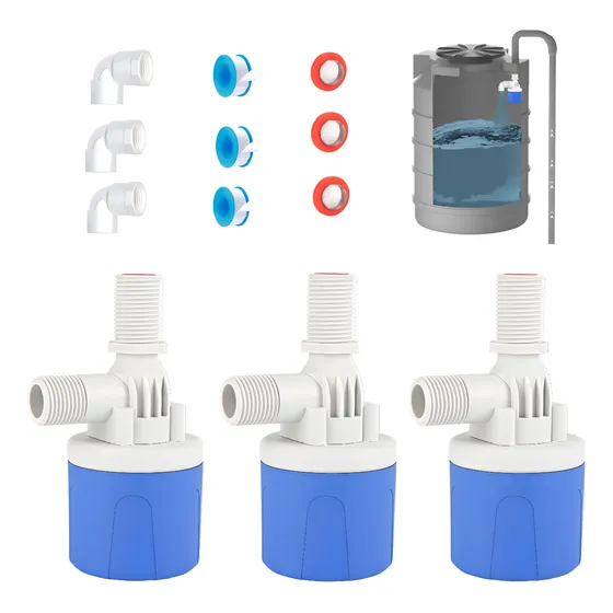 3 Pzs Flotador Compacto Para Tinaco Entrada De Agua Superior | Mercado ...