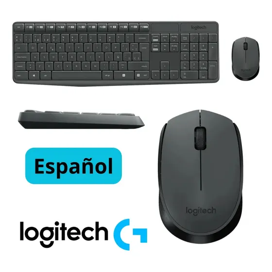 Combo Teclado Mouse Logitech Pop Icon Negro | Mercado Libre