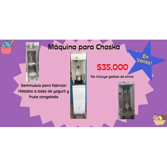 Maquinas Helado Chasca Frutas | MercadoLibre