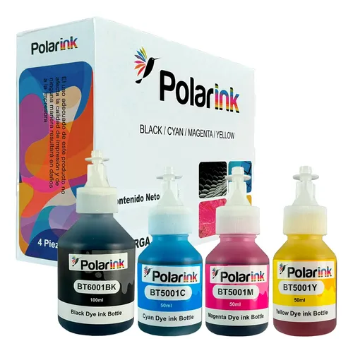 KIT DE TINTAS BROTHER BTD100 BK,C,M,Y PARA T230-T530-T730-T830-T930 ...