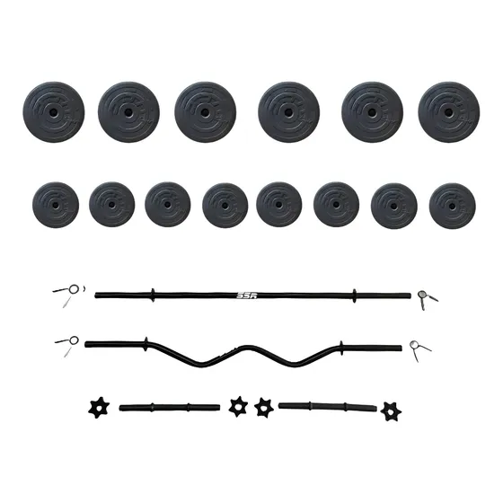 Barra Con Discos Para Pesas | MercadoLibre