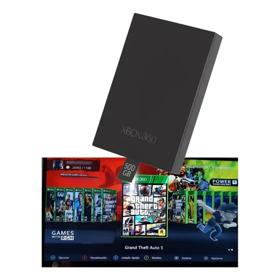 Disco Duro Para Xbox 360 Con Juegos Incorporados | MercadoLibre 📦