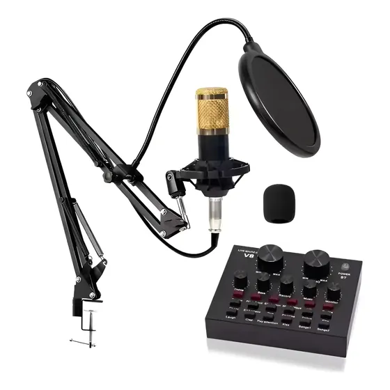 Microfono Para Podcast Bm800 V8 | MercadoLibre 📦