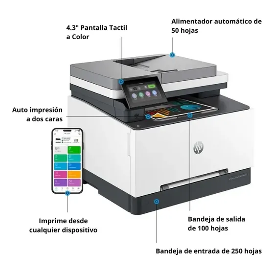 Hp Color Laserjet Pro Mfp M3303fdw Toner | Mercado Libre