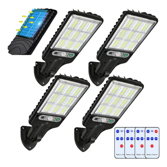 4 Pack Lampara Led Solar Para Exterior Atozele | MercadoLibre