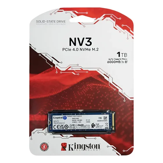 Ssd Nvme 1tb Nv3 Kingston | Mercado Livre