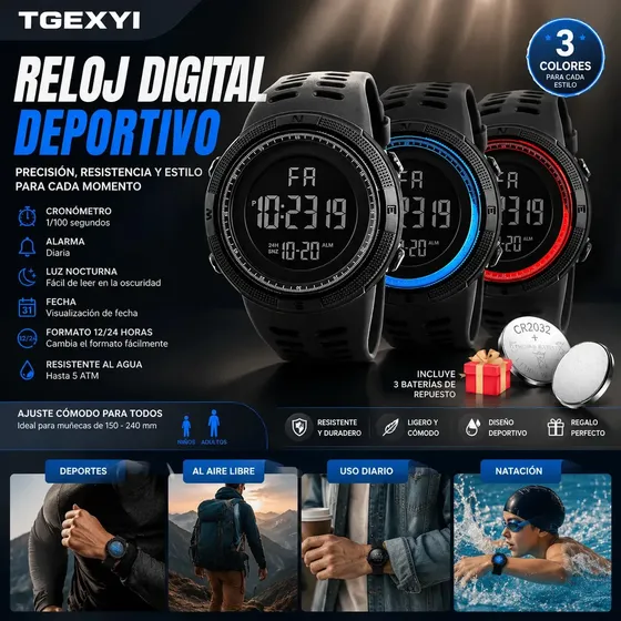 Reloj Digital | MercadoLibre