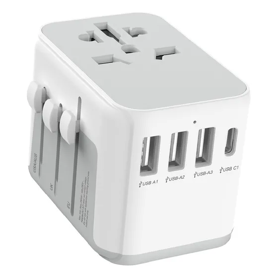 Enchufe Adaptador Universal De Viaje 2 Usb+ Tipo C Pd | MercadoLibre 📦