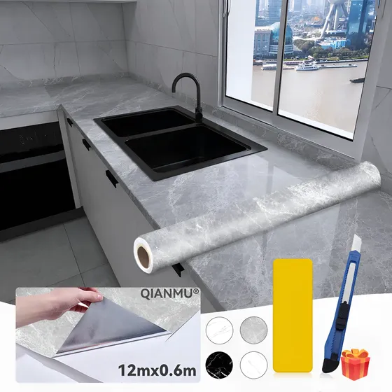 Papel Tapiz Marmol Vinil Autoadhesivo | MercadoLibre