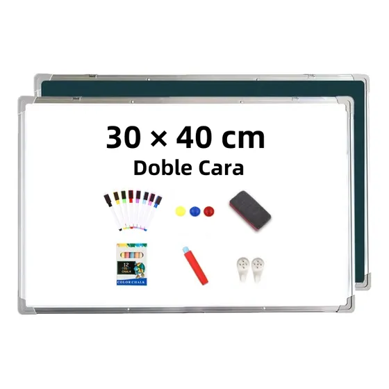 Pizarron De Ruedas Magnetico Portatil 120x90cm Doble Cara en el Buen ...