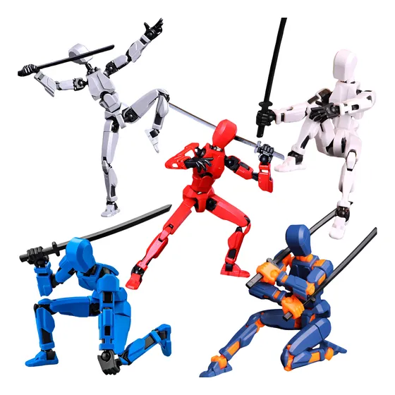 5 Figuras De Accion Multiarticuladas Dummy | Mercado Libre