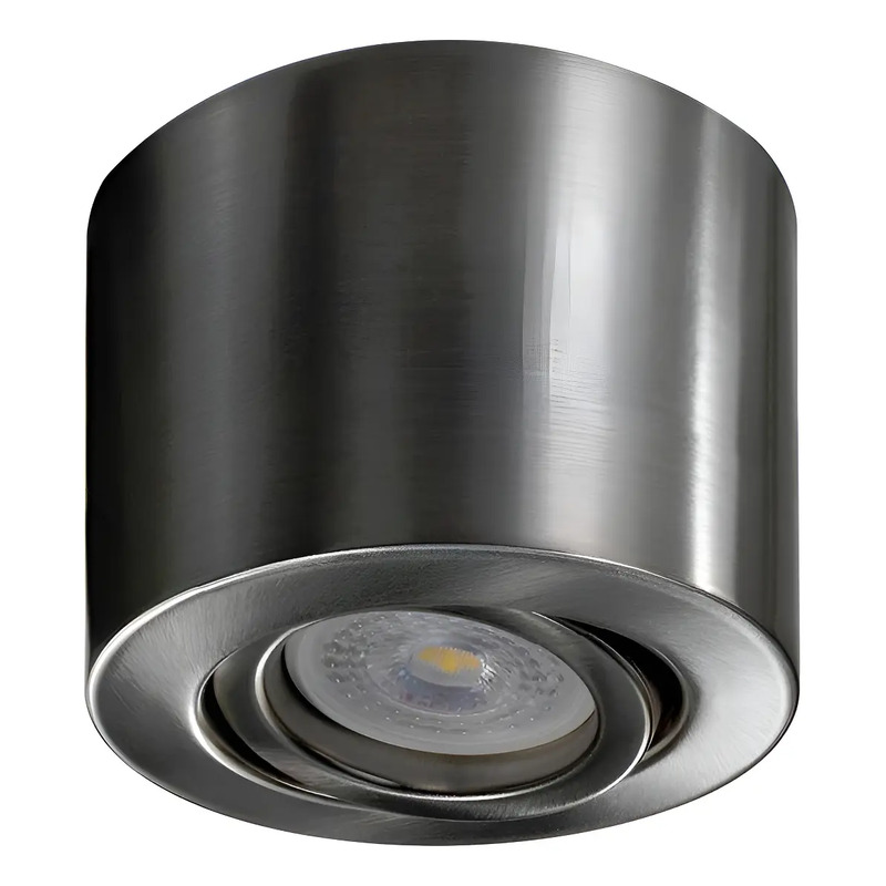 LUZ DESING, Spot Plafon Movil Monovolumen Acero Gu10 Apto Led Luz ...