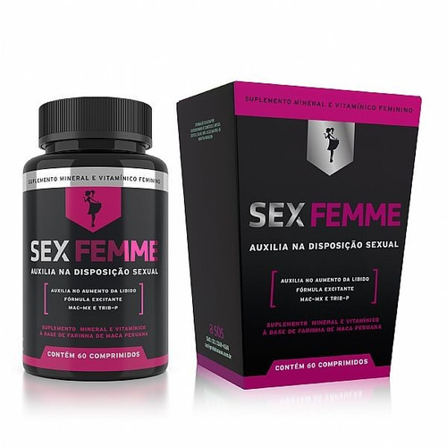 Disposição Sexual Feminina Sexfemme 60 Cp Estimulante Sexual R 85 00