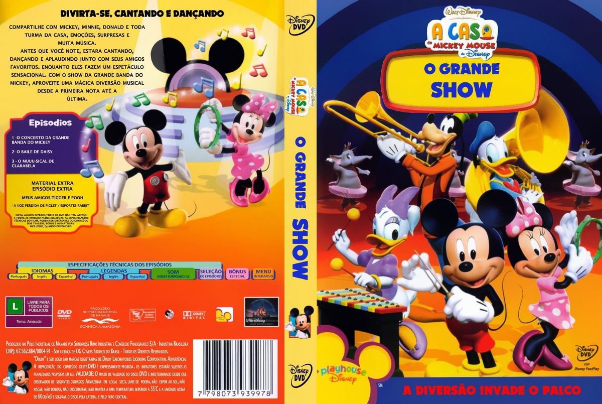 A Casa Do Mickey Mouse - Dvd O Grande Show Muito Raro - R$ 30,00 em ...