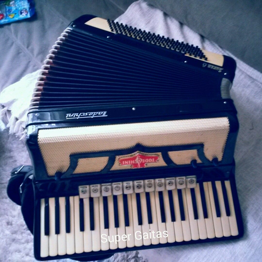 Acordeon Todeschini Super 8 Selo Verde Impecável Máquina R 12
