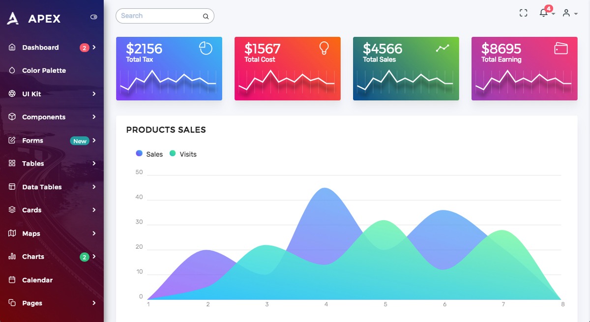 Apex V2.0 - Angular 5 E Bootstrap 4 Html Admin Template - R$ 25,00 em ... Apex V2.0 - Angular 5 E Bootstrap 4 Html Admin Template - R$ 25,00 em ...
