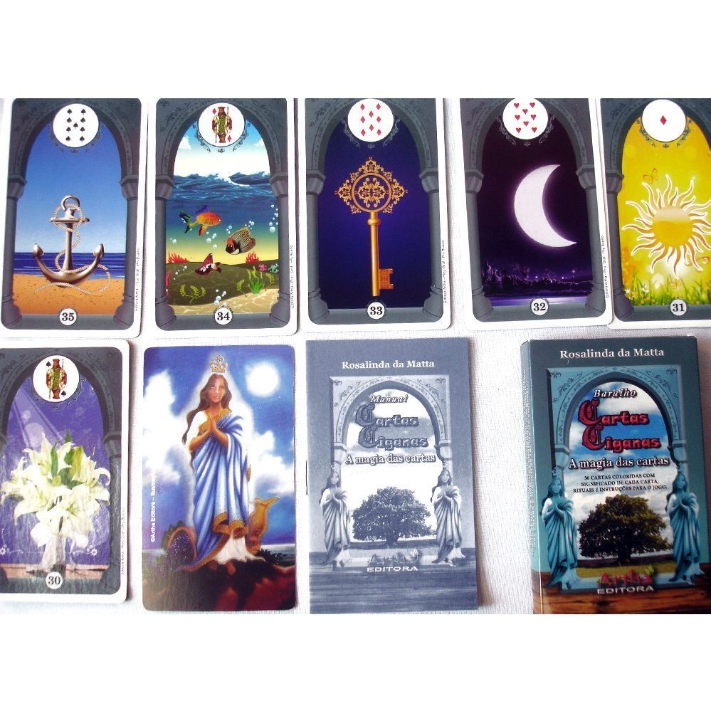 Baralho Cigano Cartas Lenormand De Santa Sara Tarô R 22 00 Em Mercado Livre