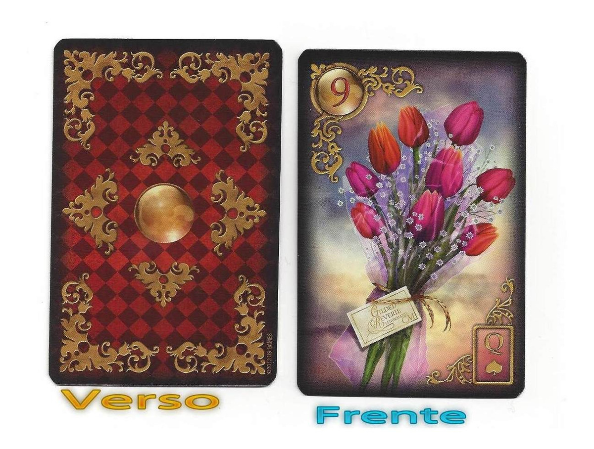 Baralho Cigano Gilded Reverie 36 Cartas Frete Grátis R 173 79 Em Mercado Livre