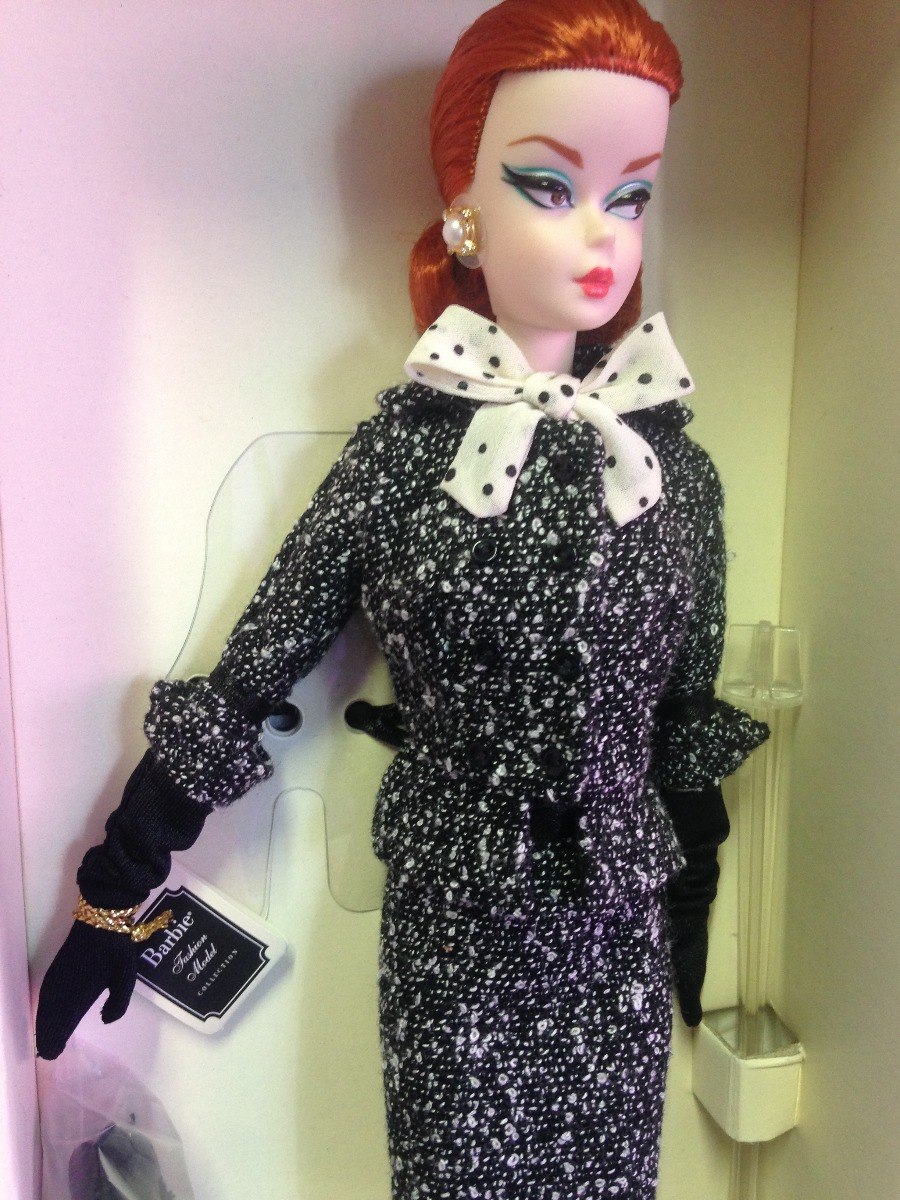 Barbie Collector Silkstone Black And White Tweed Suit No Br R 690 00