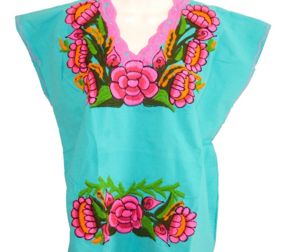 Blusas Bordadas De Chiapas Talla L Doble B Zinacantán 25000 En Mercado Libre