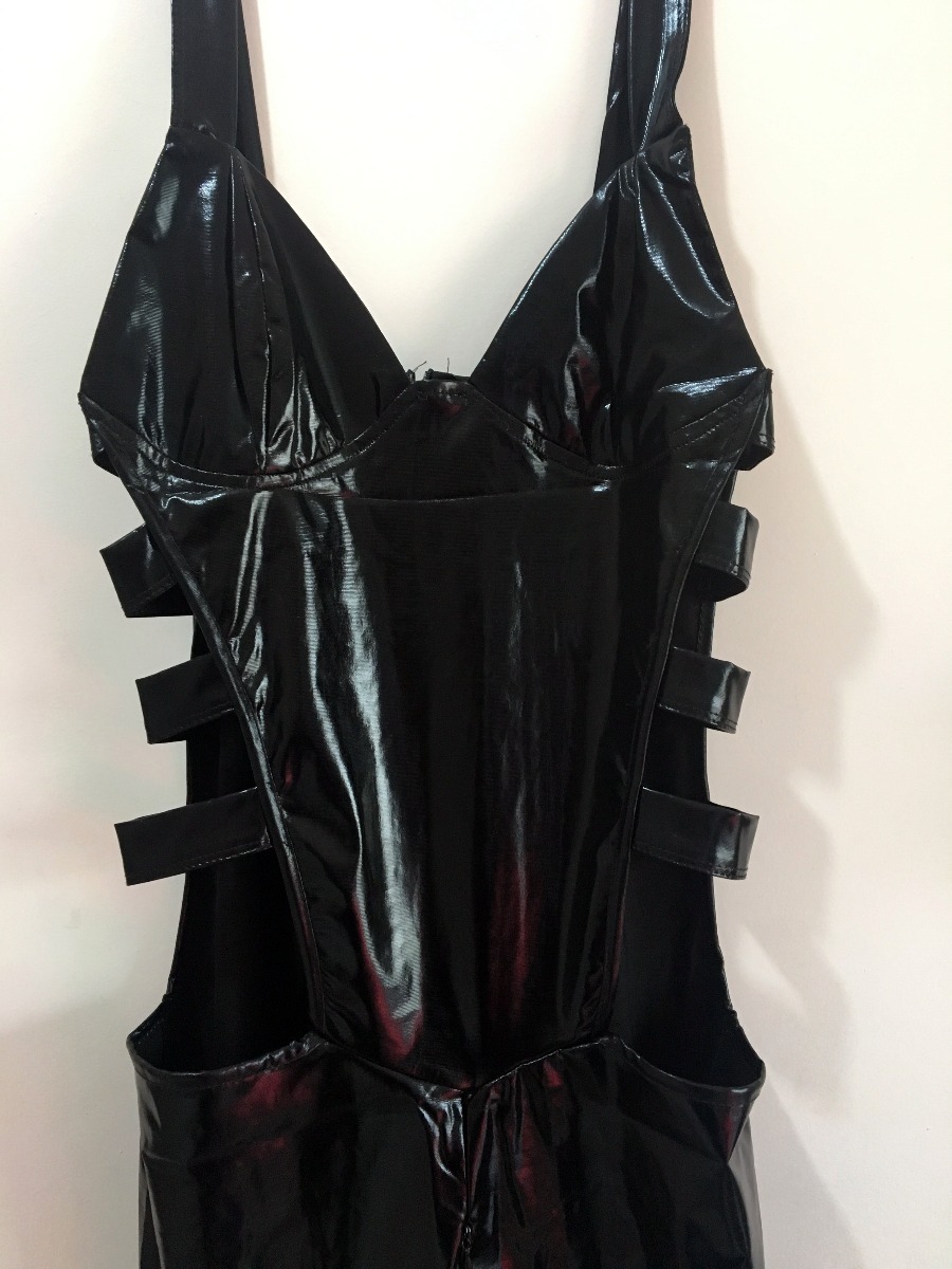 Body Lingerie Dominadora Catsuit Bondage Latex Bdsm R 121 00 Em