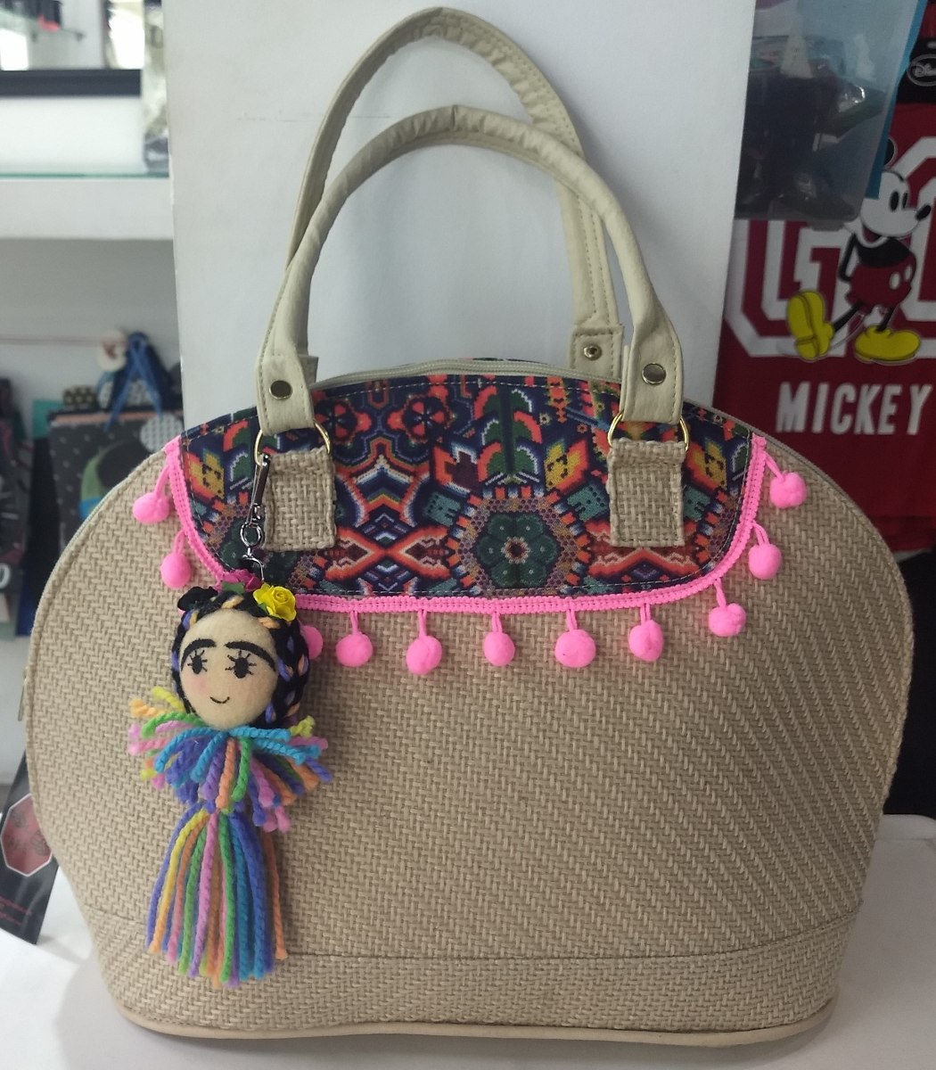 Bolsa Artesanal De Yute Bolsa Mexicana Frida Khalo 60000 En Mercado Libre