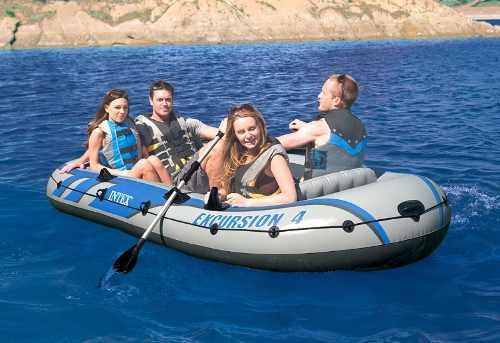 Bote Inflável Intex Excursion 4 Pessoas Remos Bomba Barco - R$ 898,99 ... Bote Inflável Intex Excursion 4 Pessoas Remos Bomba Barco - R$ 898,99 ...